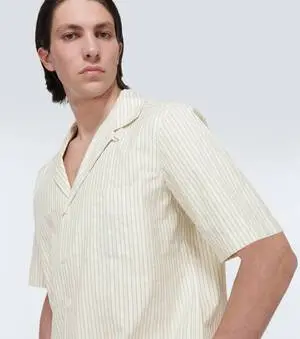 LARDINI Cotton Shirt - Beige