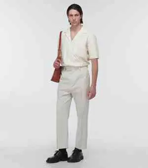 LARDINI Cotton Shirt - Beige