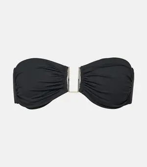 Melissa Odabash Barcelona Bandeau Bikini Top - Black