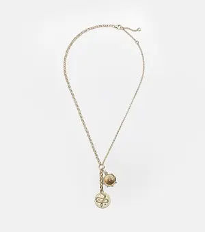 FOUNDRAE Wholeness & True Love Charm Necklace - Gold