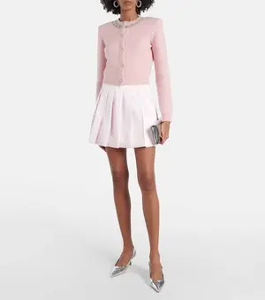 SELF-PORTRAIT Pleated Miniskirt