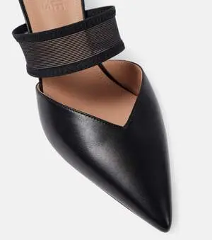 MALONE SOULIERS Manu 45 Leather Pumps
