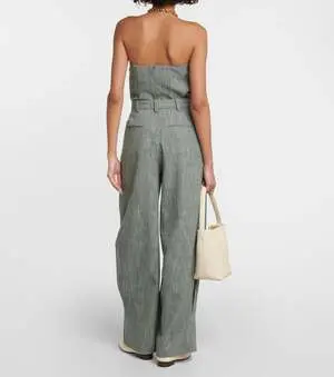 Co High-rise Wide-leg Wool-blend Trousers