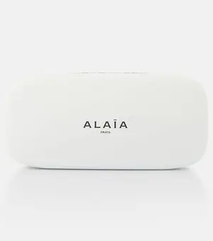 Alaïa Logo Rectangular Sunglasses