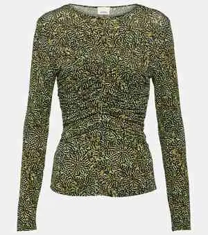 Isabel Marant Étoile Jalilagb Draped Jersey Top