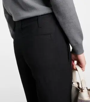 Brunello Cucinelli Straight Twill Pants