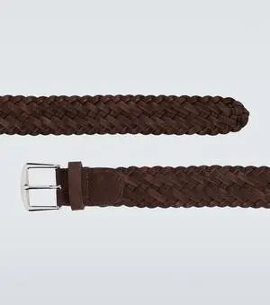 Loro Piana Alsavel Braided Suede Belt