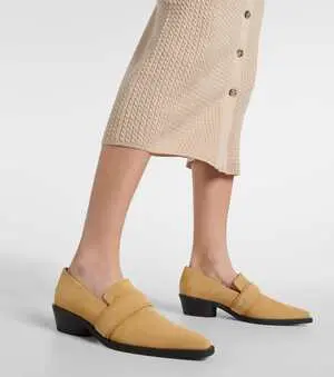 Proenza Schouler Bronco Suede Loafers