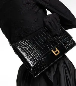 Balenciaga Hourglass Small Clutch