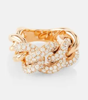 Pomellato Catene 18kt Rose Diamond Ring - Gold