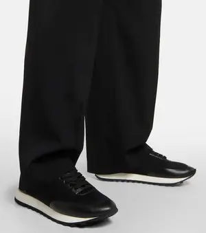 THE ROW Owen Runner Sneakers - Black