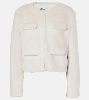 SELF-PORTRAIT Faux Shearling Jacket