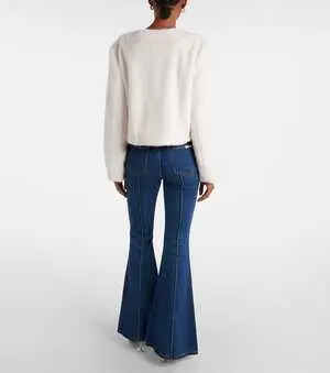 SELF-PORTRAIT Faux Shearling Jacket