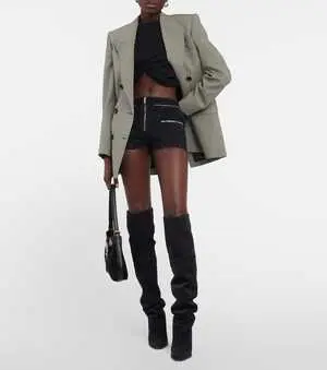 Isabel Marant Étoile Lary Low-rise Denim Shorts - Black