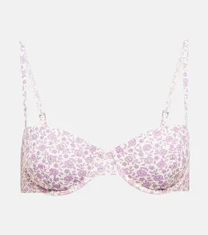 Tory Burch Floral Bikini Top