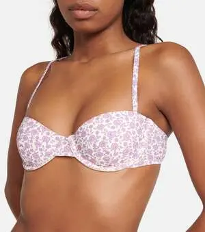 Tory Burch Floral Bikini Top