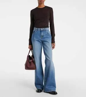 THE ROW Inverness Cashmere Top - Brown