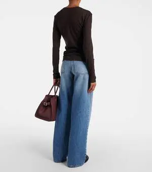 THE ROW Inverness Cashmere Top - Brown
