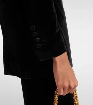 Dolce & Gabbana Velvet Double-breasted Blazer