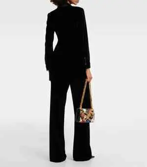 Dolce & Gabbana Velvet Double-breasted Blazer