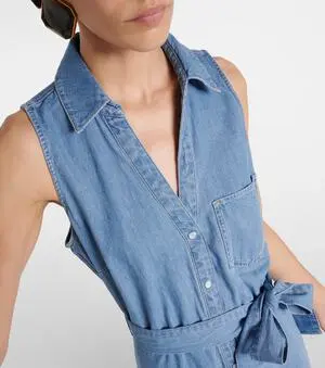 Veronica Beard Edwina Denim Midi Dress