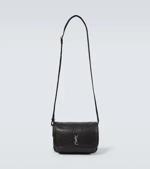 Saint Laurent Niki Small Leather Messenger Bag - Black
