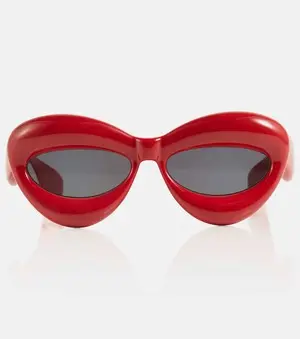 Loewe Inflated Cat-eye Sunglasses - Red