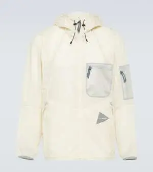 AND WANDER Ripstop Jacket - White