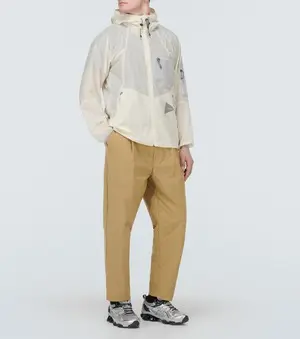 AND WANDER Ripstop Jacket - White