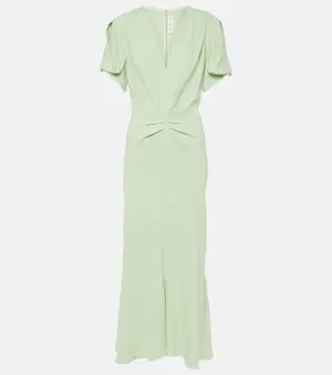 Victoria Beckham Gathered Midi Dress