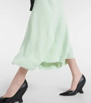 Victoria Beckham Gathered Midi Dress
