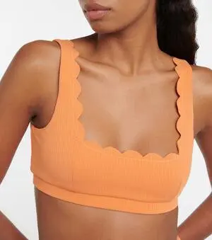 Marysia Mini Palm Springs Bikini Top - Orange