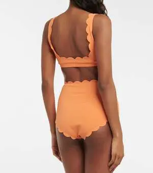 Marysia Mini Palm Springs Bikini Top - Orange