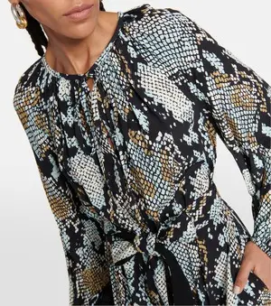 Proenza Schouler Printed Midi Dress