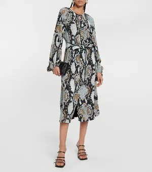 Proenza Schouler Printed Midi Dress