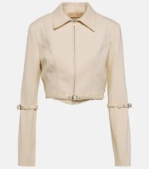 AYA MUSE Tuxis Cropped Denim Jacket