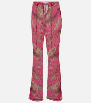 BANANHOT Teresa Printed Flared Pants - Multicoloured