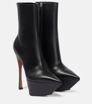 Amina Muaddi High Heel Booties For Women