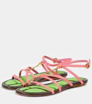 Jacquemus Embellished Leather Sandals