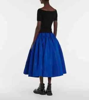 Alexander McQueen Off-shoulder Short-sleeved Top