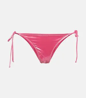 REINA OLGA Love Lame Bikini Bottoms - Pink