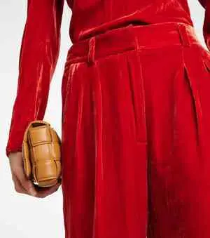 Ulla Johnson Veronica Wide-leg Velvet Trousers