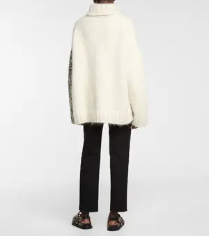 JOSEPH Intarsia Wool-blend Sweater