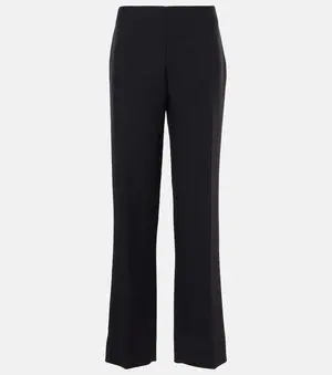 THE ROW Vesco Wool Straight Leg Pants