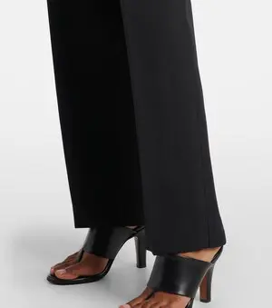 THE ROW Vesco Wool Straight Leg Pants