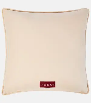 Gucci Gg Jacquard Cushion