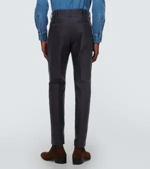 TOM FORD Straight Cotton Trousers
