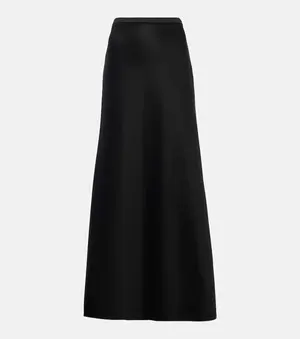Max Mara Clavier Cotton-blend Jersey Maxi Skirt