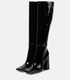 GIANVITO ROSSI Patent Leather Knee-high Boots