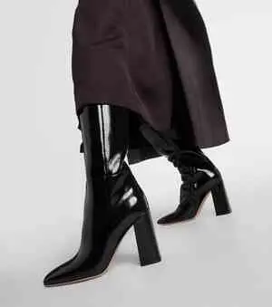 GIANVITO ROSSI Patent Leather Knee-high Boots